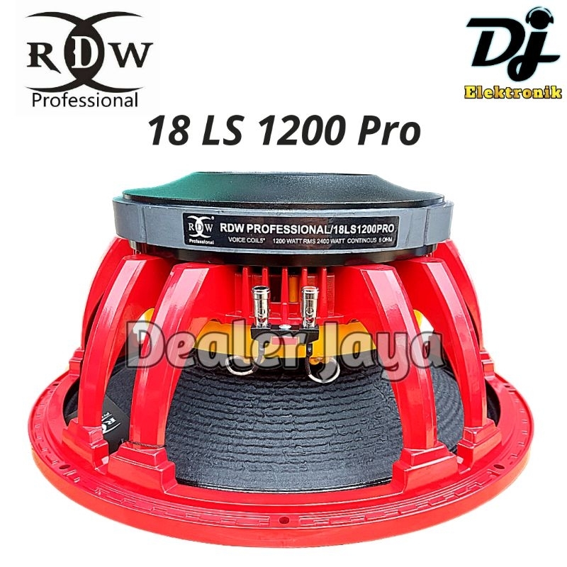 Jual Speaker Komponen RDW 18 LS 1200 PRO / 18 LS1200 PRO / 18 LS1200PRO - 18 inch | Shopee Indonesia