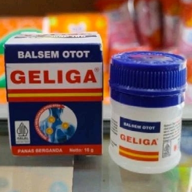 Jual GELIGA BALSEM OTOT 10 GRAM / BALSEM OTOT GELIGA 10GRAM / PEREDA ...
