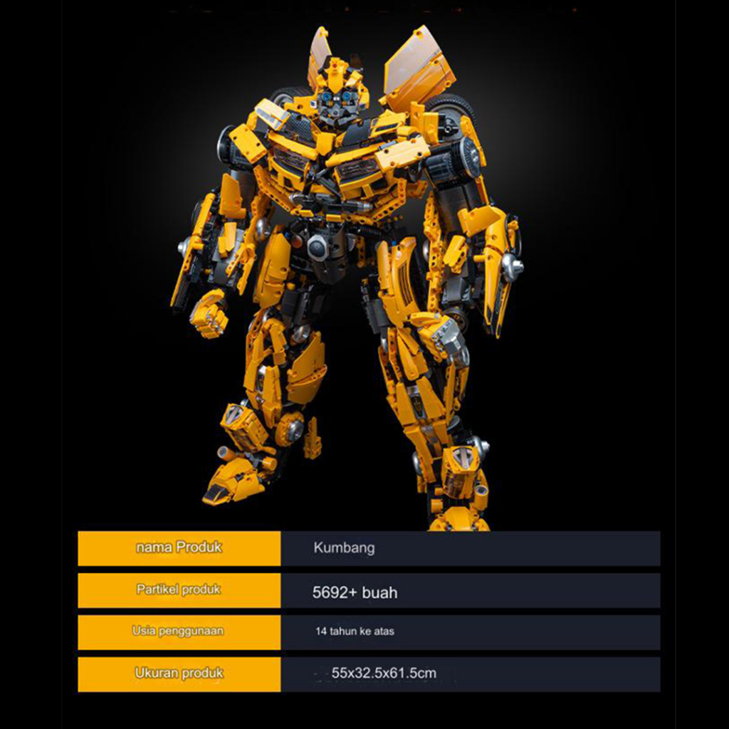 Jual Mainan Brick Blocks Robot Transformers Dj - Rambo Man Bumblebee ...