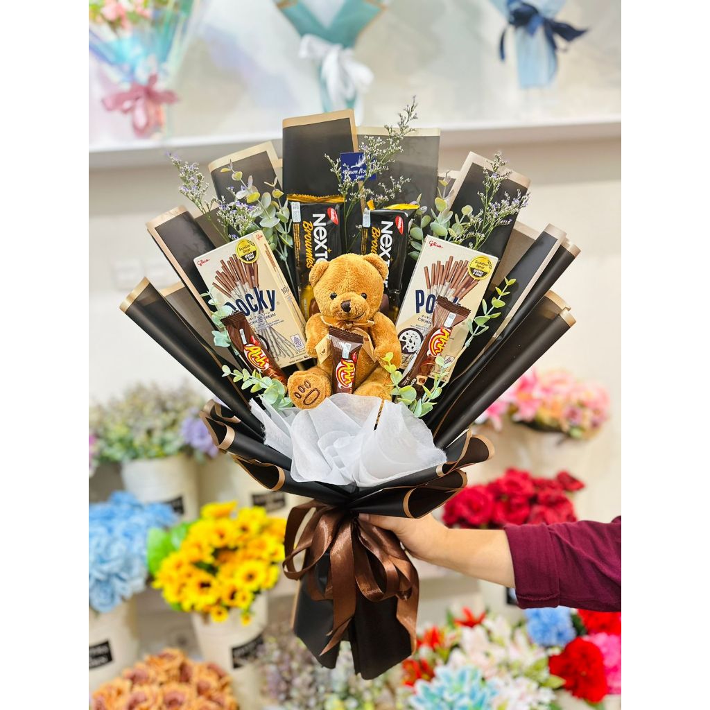 Jual Snack Flowers bouquet / buket bunga / hadiah ulang tahun / hadiah ...