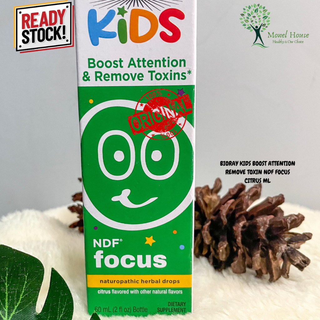 Jual [READY STOCK] BIORAY KIDS BOOST ATTENTION REMOVE TOXIN NDF FOCUS ...