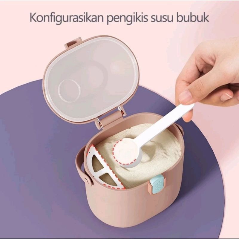 Jual Tempat susu bubuk bayi portable / Kotak bumbu Snack / Baby milk ...