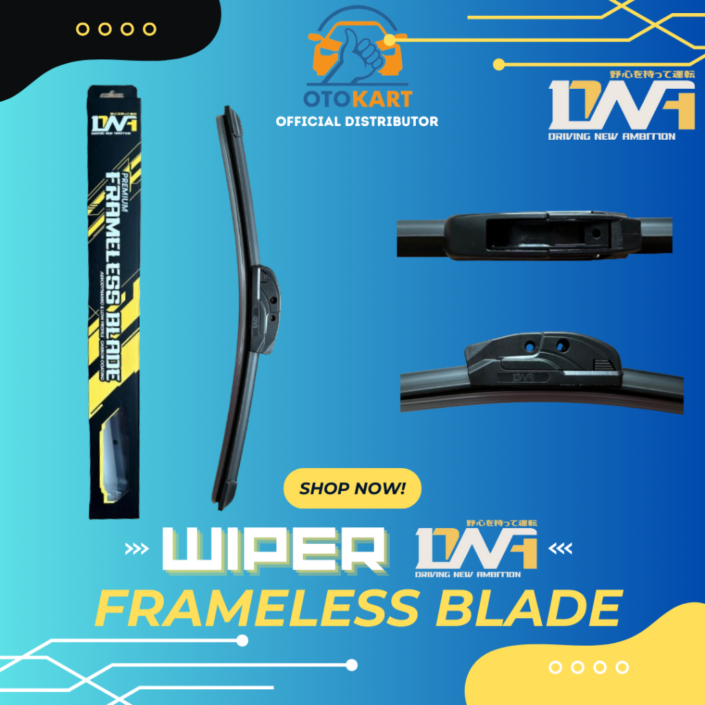 Jual Wiper Mobil DNA Frameless Blade / Wiper Frameless Blade DNA ...