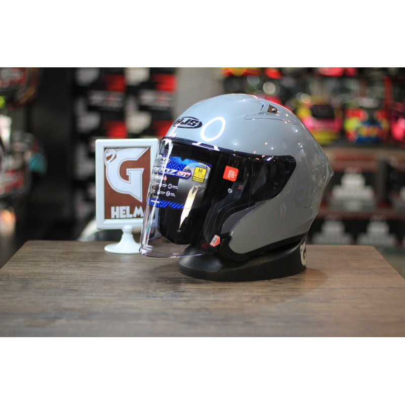 Jual NJS KAIROZ GT SOLID HELM HALF FACE DD RING | Shopee Indonesia