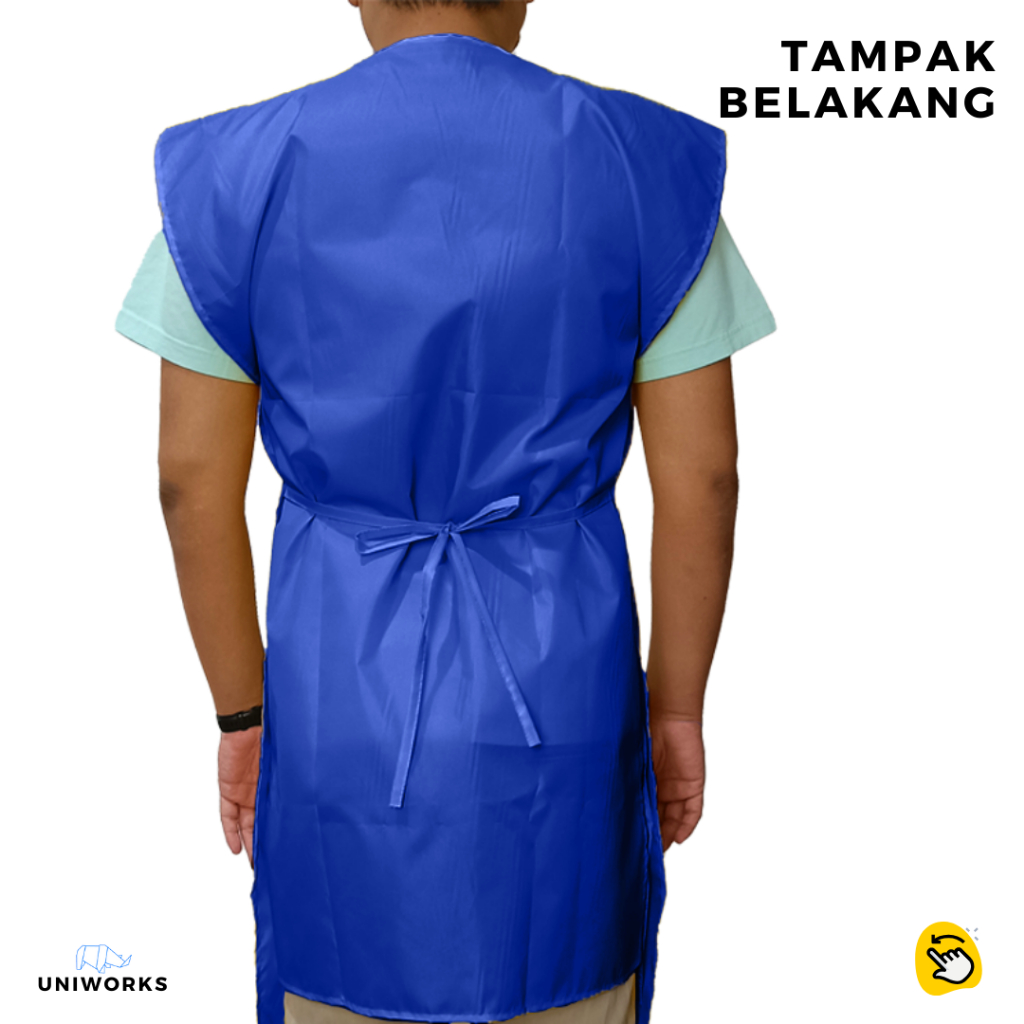 Jual UNIWORKS Celemek Anti Air Apron Waterproof Ponco Sprayer APD ...