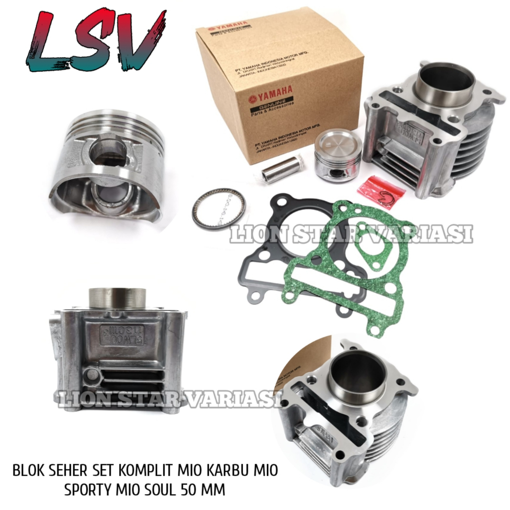 Jual Blok Seher Block Seher Fullset Komplit Mio Karbu Mio Sporty Mio Soul Karbu Mio Smile Nouvo ...