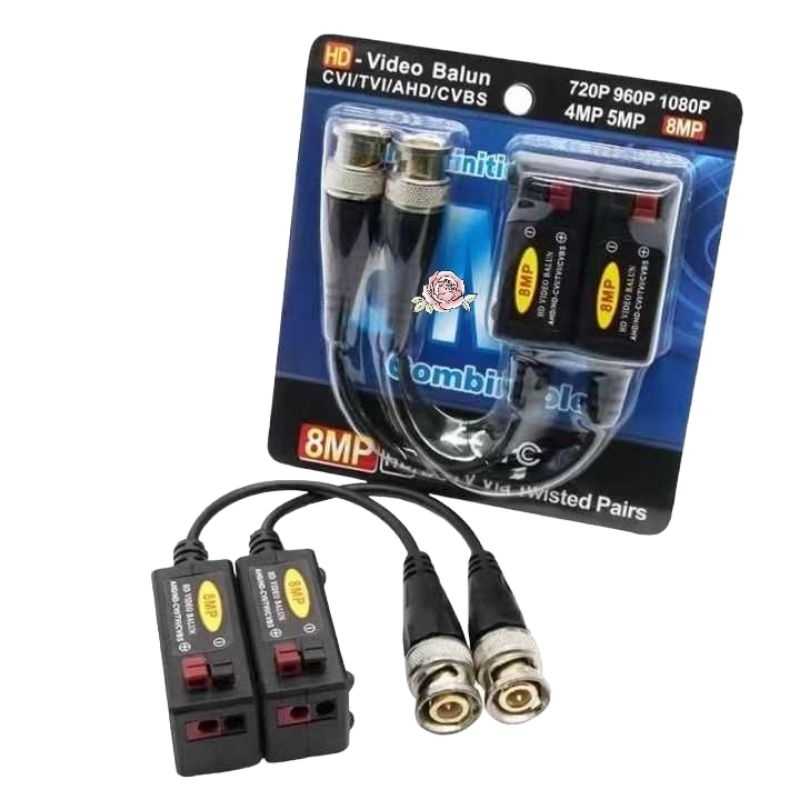 Jual Video balun 8mp passive HD CVI TVI AHD | Shopee Indonesia