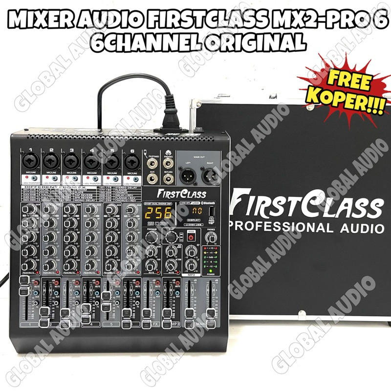 Jual Mixer Audio Firstclass MX2 Pro6 6channel Original Free Koper dan ...