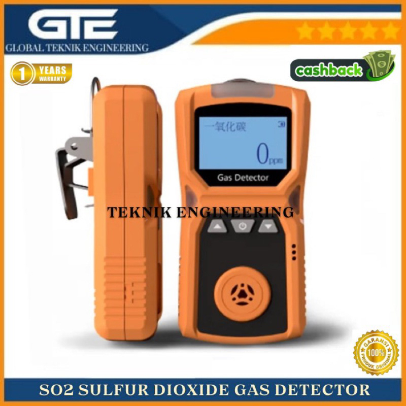 Jual SO2 Sulfur Dioxide Gas Detector HIROKA Leak Monitor Tester Meter ...