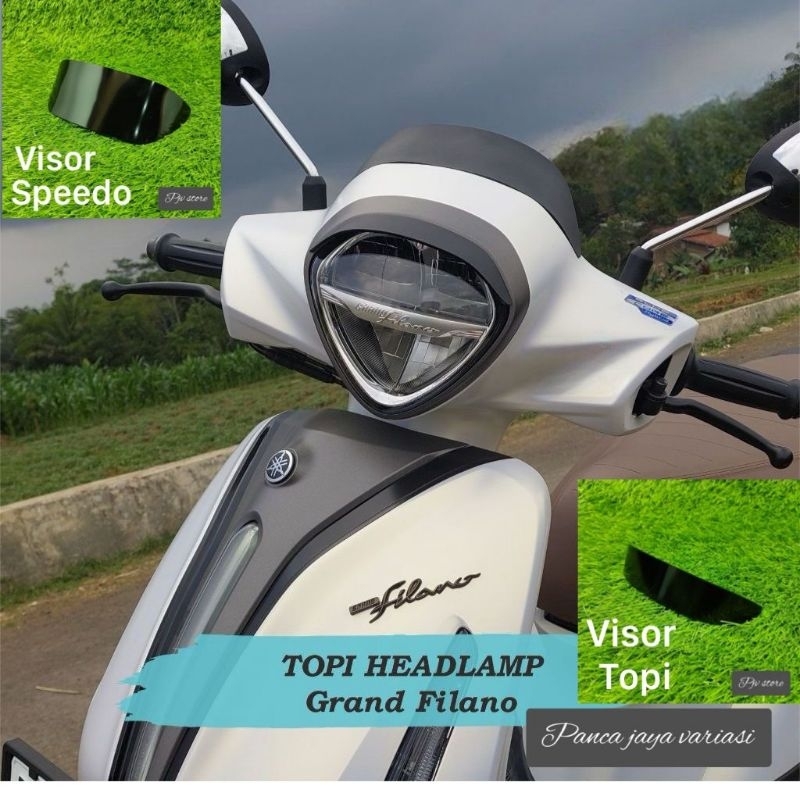 Jual Filano Topi Lampu + Speedometer Aksesoris Visor Yamaha Grand ...