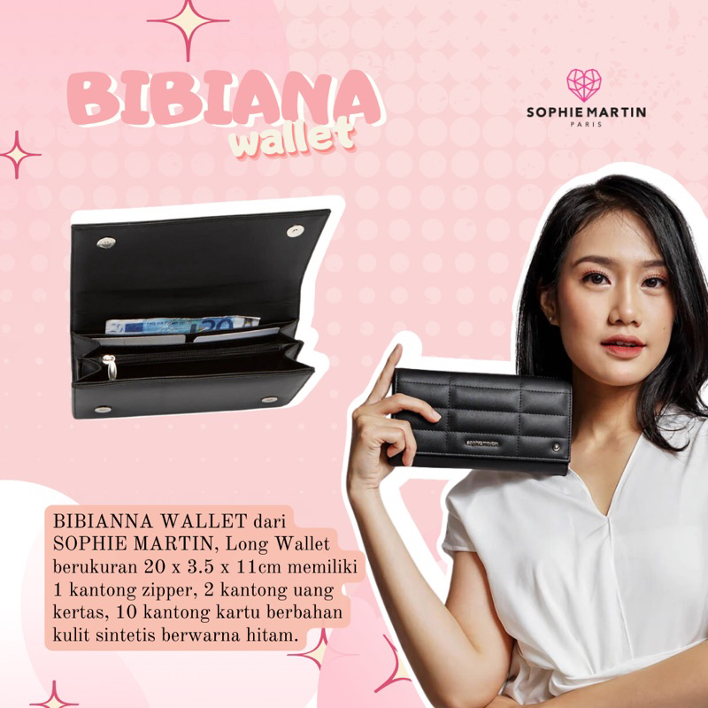 Jual DOMPET SOPHIE MARTIN DOMPET BIBIANA WALLET | Shopee Indonesia