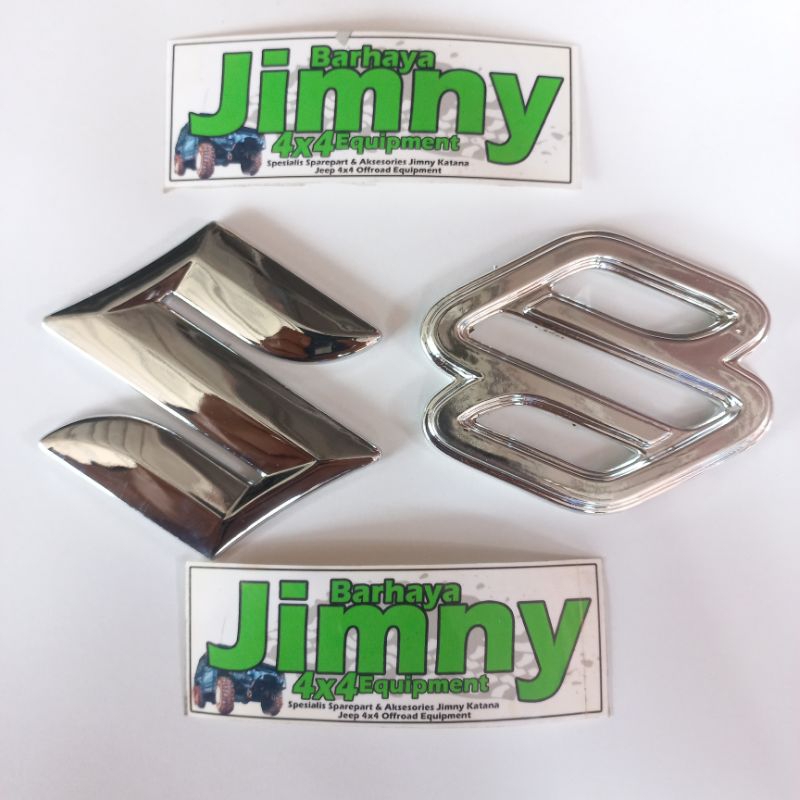 Jual EMBLEM S LOGO SUZUKI GRILL JIMNY KATANA CARIBIAN UKURAN 8CM | Shopee Indonesia