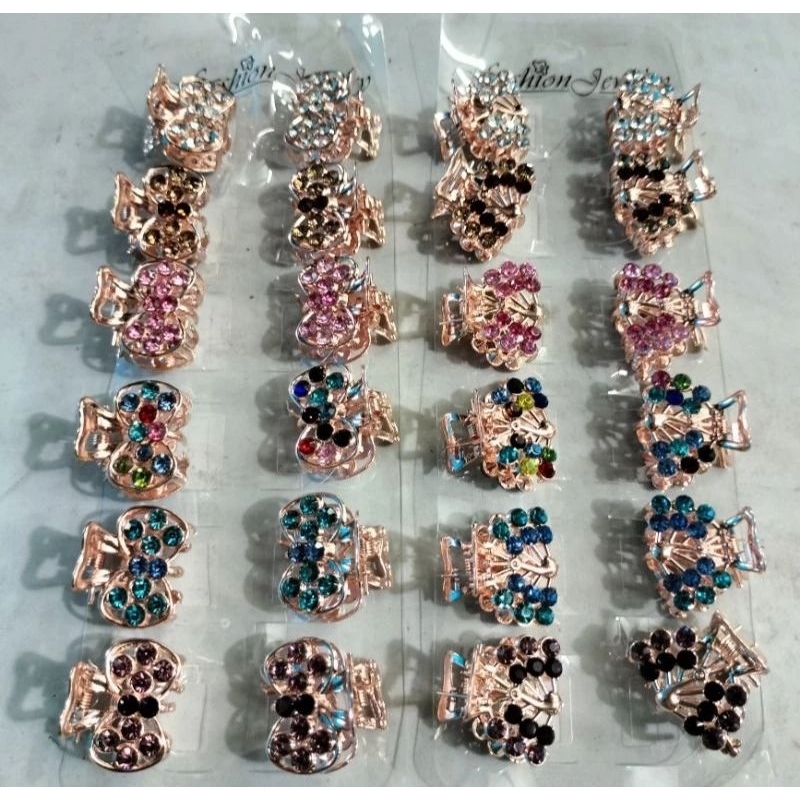 Jual Jepit rambut jedai besi logam tembaga isi 12 pcs | Shopee Indonesia