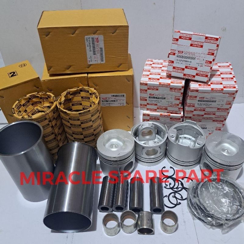 Jual Liner Set Liner Kit Boring Set Kit Isuzu Bison TLD56 4BC2 | Shopee ...