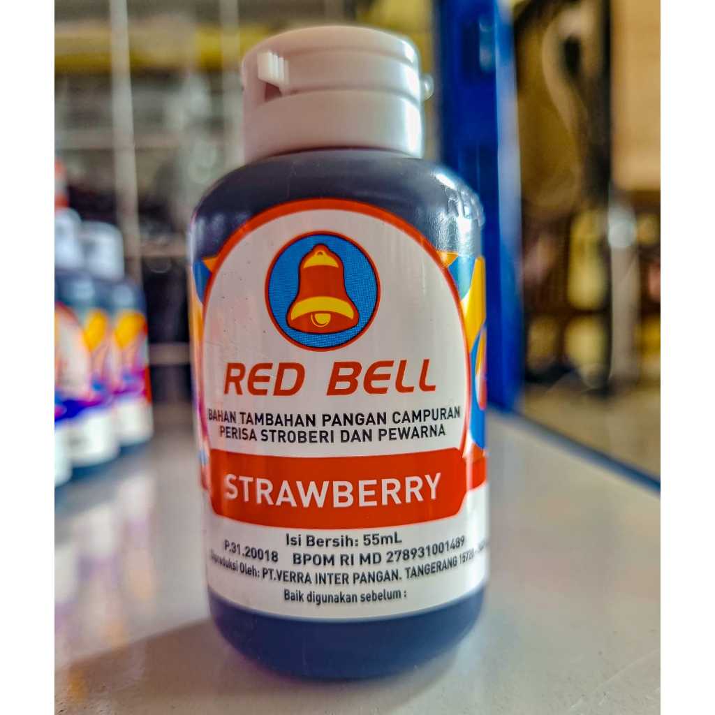 Jual RED BELL STRAWBERRY PEWARNA MAKANAN | Shopee Indonesia
