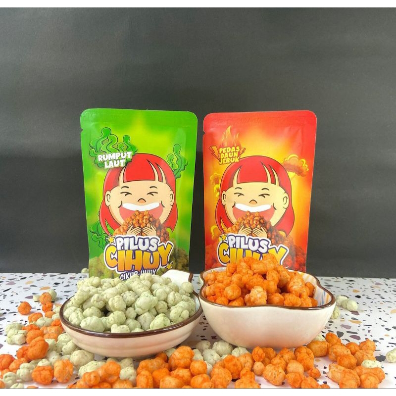 Jual Baru! Pilus Cihuy varian rasa /Snack kekinian/enak kriuk | Shopee ...