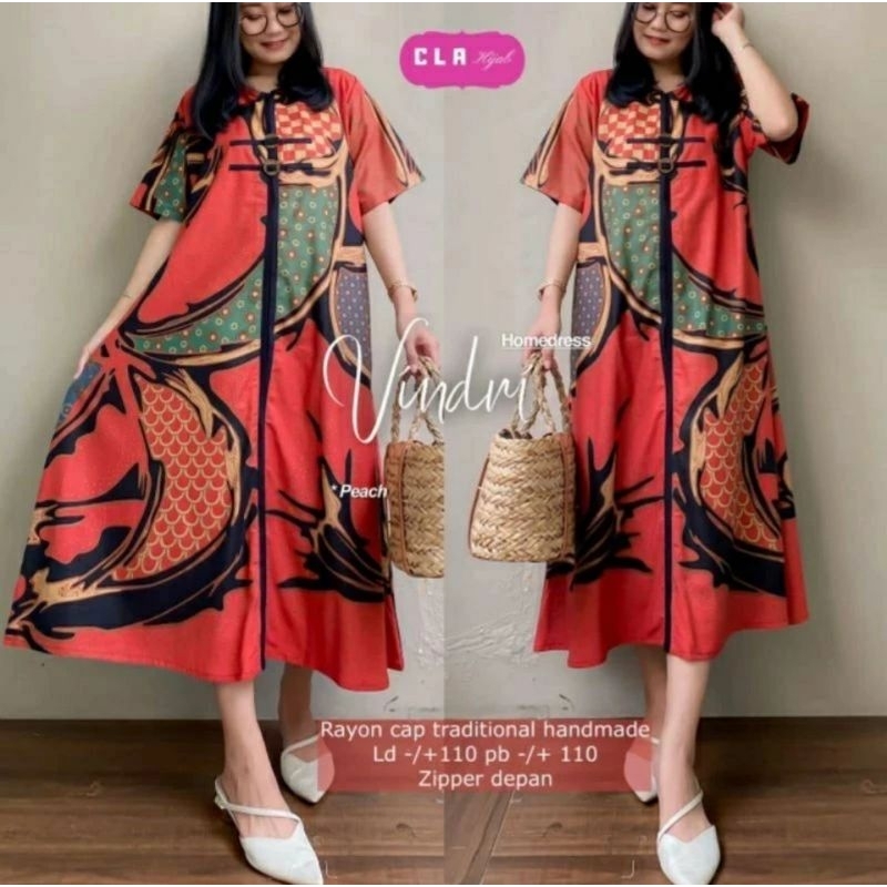 Jual SEMERBAK BATIK ORI SEKDRES DASTER PAYUNG JELITA HOMEDRESS KEKINIAN ...