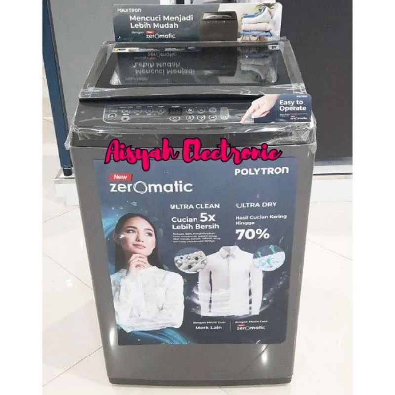 Jual MESIN CUCI TOP LOADING POLYTRON 7KG PAW-7029Y ZERO MATIC | Shopee ...