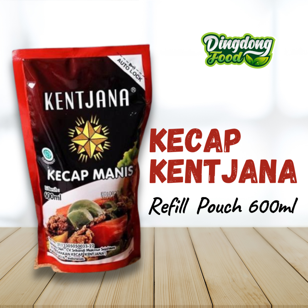 Jual Kecap Kentjana Kecap Manis Cap Kencana Khas Kebumen Pouch 600 ml ...