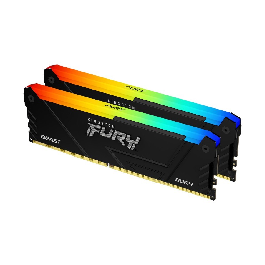 Jual Kingston Fury Beast RGB 3600 Mhz 16GB Dual Channel (2x8GB) | Shopee Indonesia