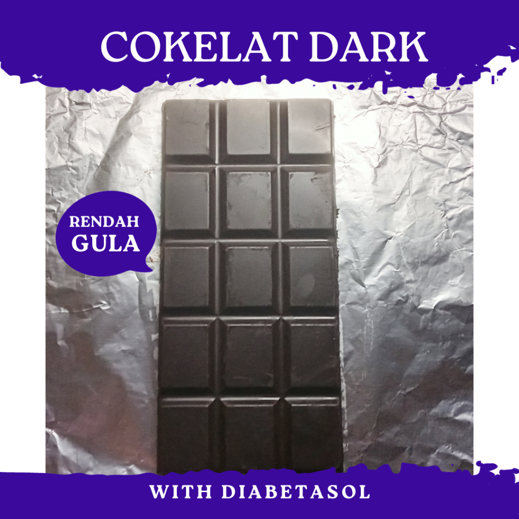 Jual Dark 100% Cokelat Batangan (Pahit) Tanpa Susu Dan Gula | 100% Dark ...