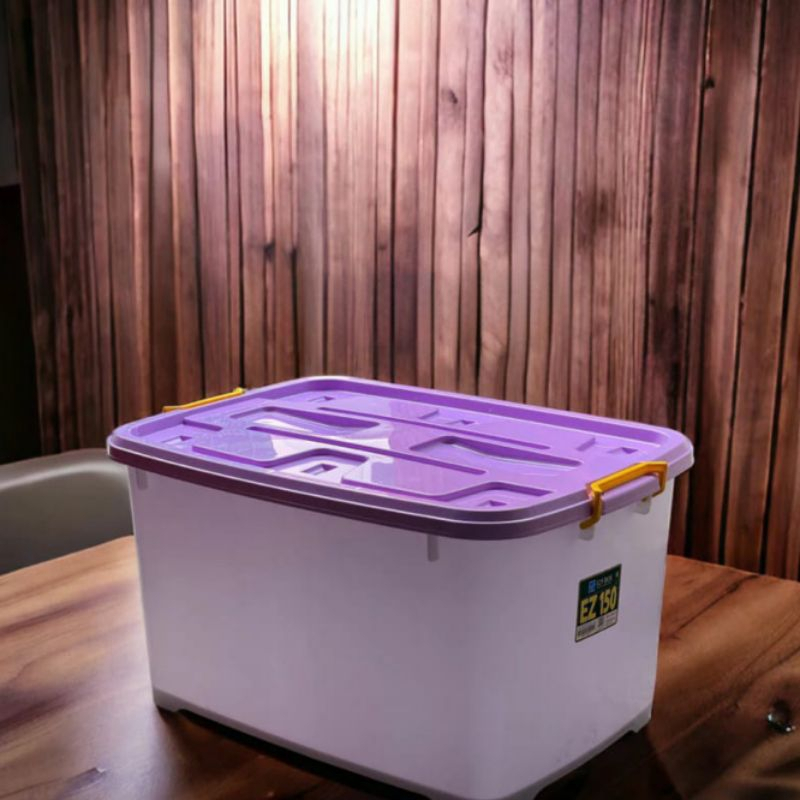 Jual Ezy Box Container Box Plastik 150 Liter Kotak Penyimpanan BESAR ...