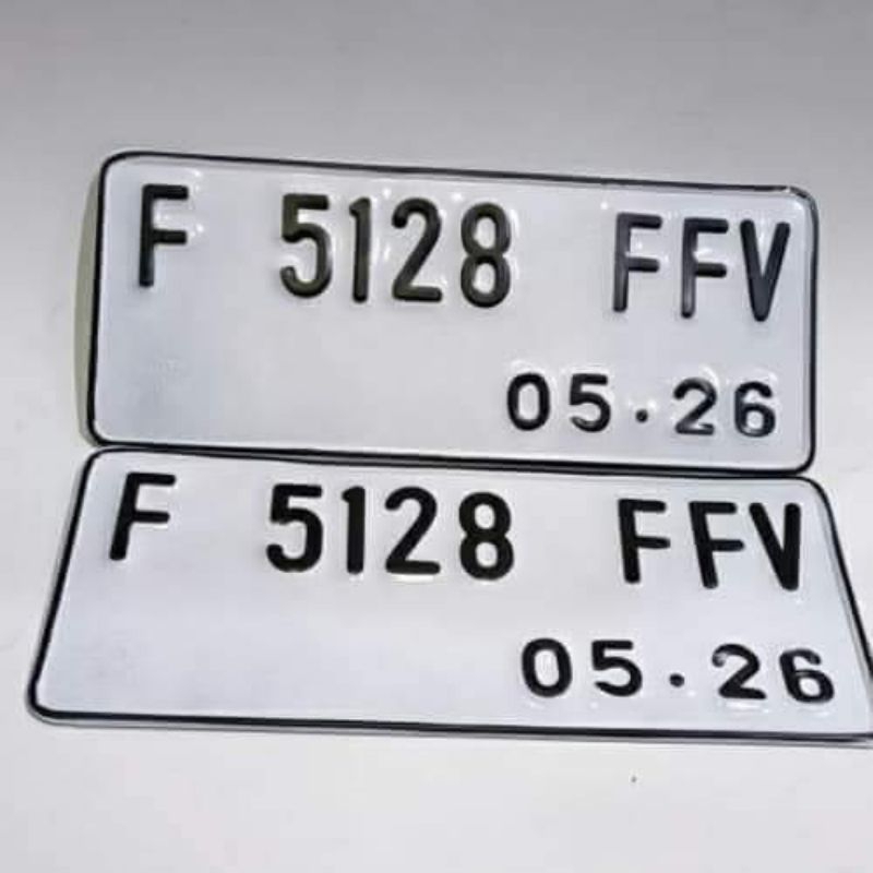 Jual PLAT MOTOR STANDAR POLOS TANPA LOGO | Shopee Indonesia