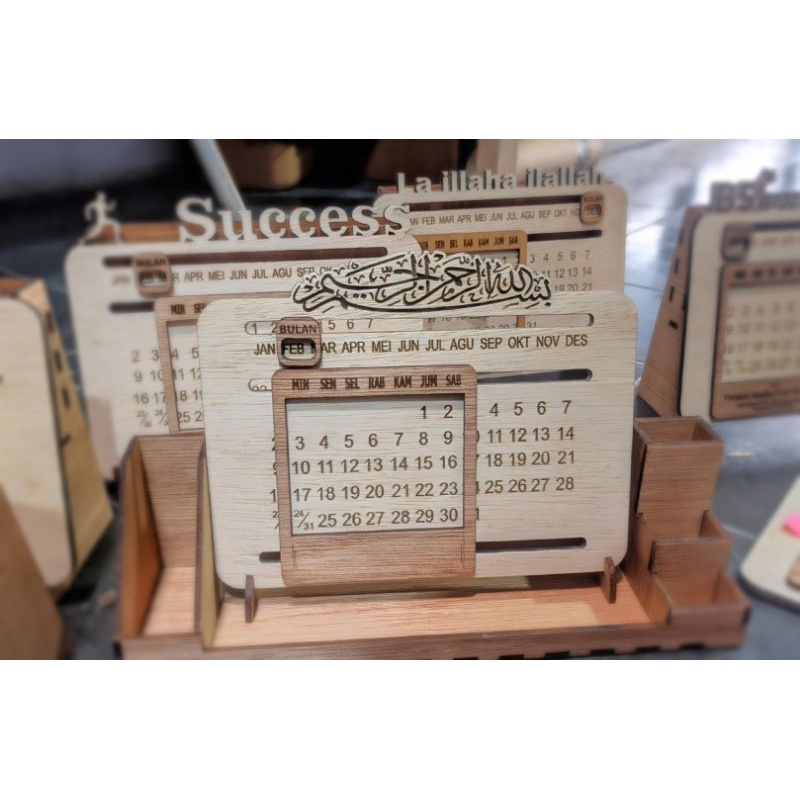 Jual Kalender Abadi•kalender sepanjang masa•tempat pensil•kalender meja ...