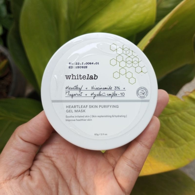 Jual Whitelab heartleaf skin purifying gel mask | Shopee Indonesia