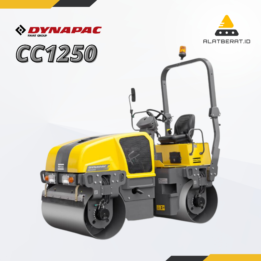 Jual DYNAPAC CC1250 DOUBLE DRUM VIBRATORY ROLLERS ALATBERAT.ID | Shopee ...