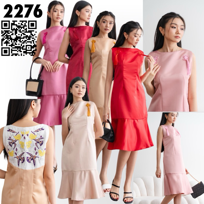 Jual CNY DRESS 2276 imlek/sincia/oriental dress chinese new year ...