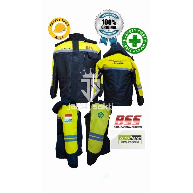 Jual jaket tambang jaket safety jaket lapangan jaket kerja jaket costum ...