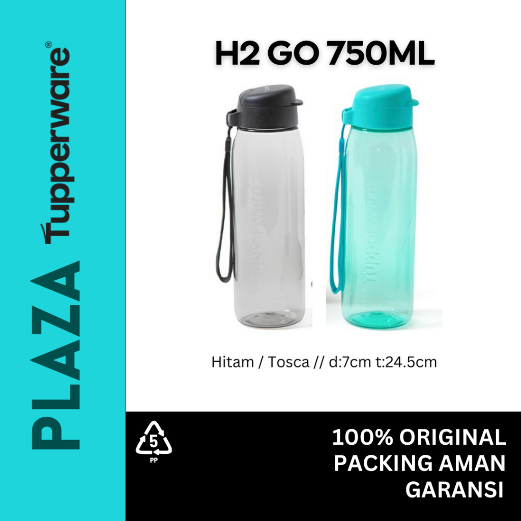 Jual Tempat minum Tupperware / h2go 750ml | Shopee Indonesia