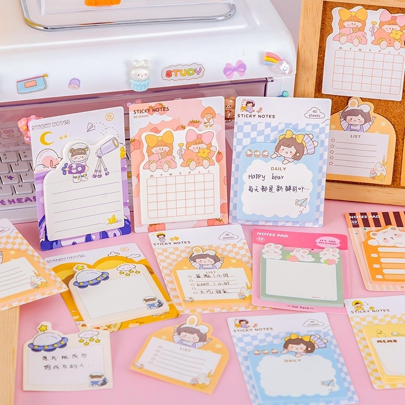 Jual Aimilo Sticky Notes Memo Catatan Tempel Gambar Bentuk Karakter ...