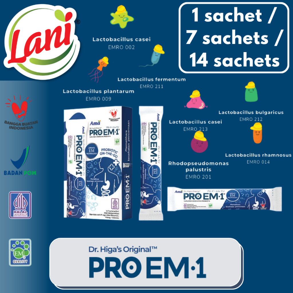 Jual PRO EM 1 Probiotik 1 Sachet @ 15 ml | PRO EM1 | Shopee Indonesia