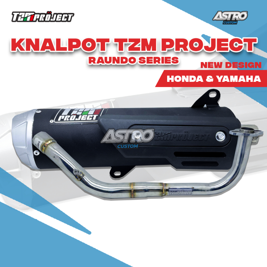 Jual Knalpot TZM Project NGX Raundo PCX 150 Vario 160 Nmax 155 Aerox 155 Beat Fi ESP Scoopy Fi ...