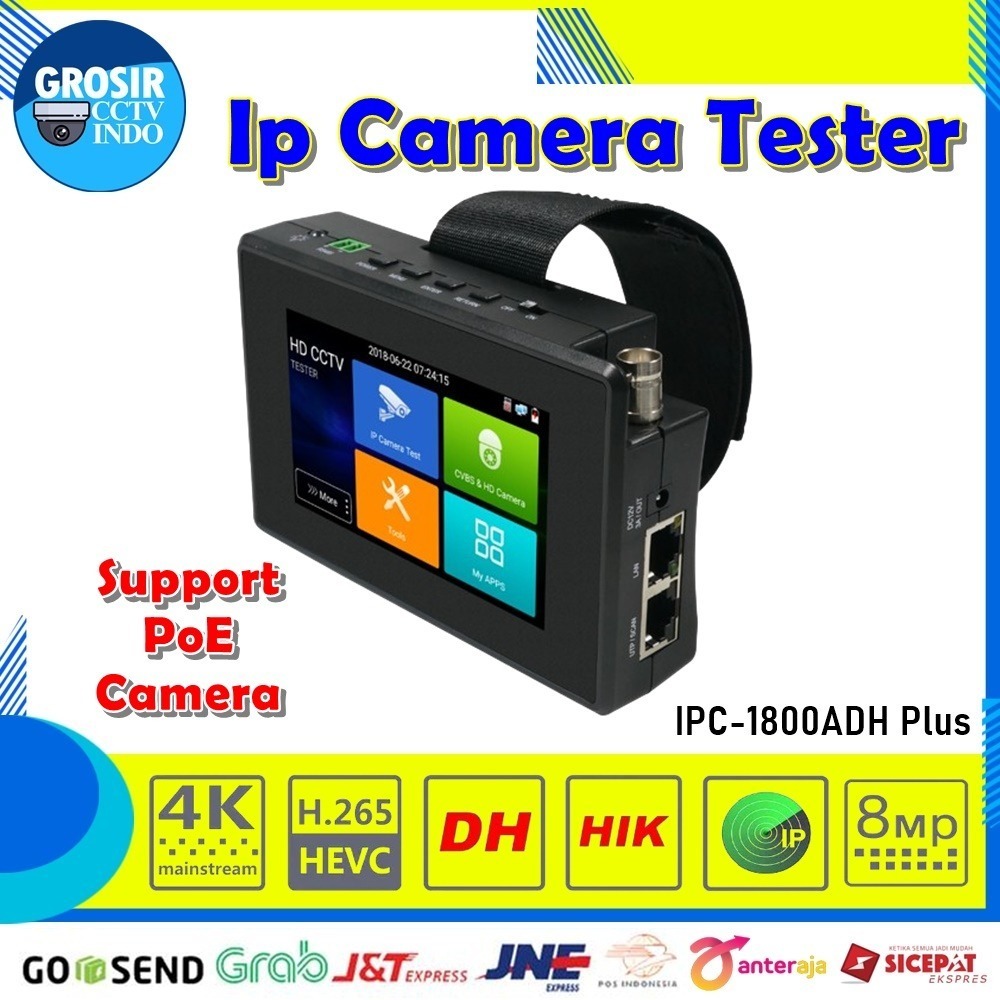 Jual IP Cam Tester 4K IPC-1800ADH PoE - GCI | Shopee Indonesia