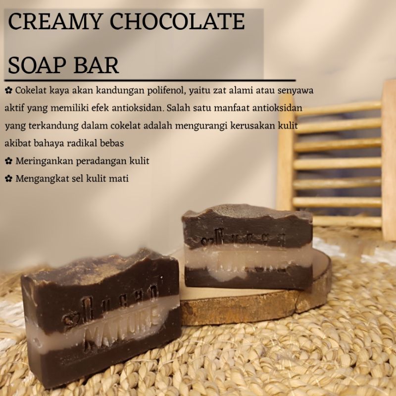 Jual CREAMY CHOCOLATE SOAP BAR SABUN COKELAT ALAMI DARI COKELAT ASLI ...