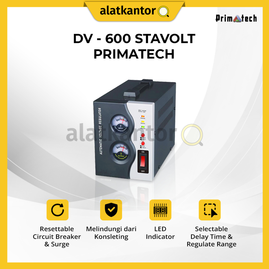 Jual Stavolt Primatech AVR DV Series DV-600 | Shopee Indonesia