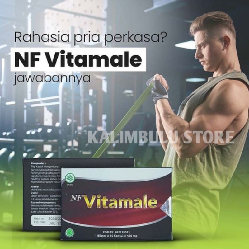 Jual Obat Kuat Ampuh Herbal NFVitamale (5 kapsul) | Shopee Indonesia