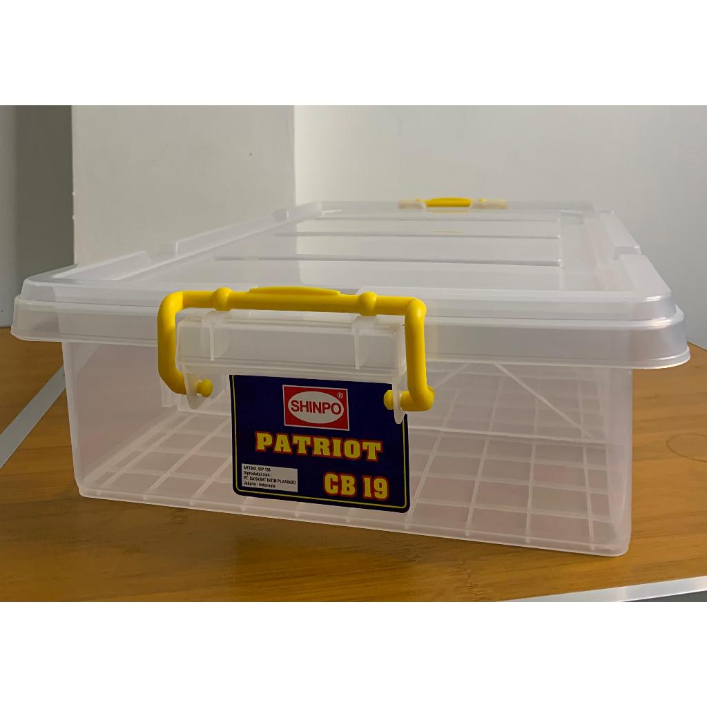 Jual Box container 4 sekat 19 liter shinpo CB 19 patriot / kotak ...