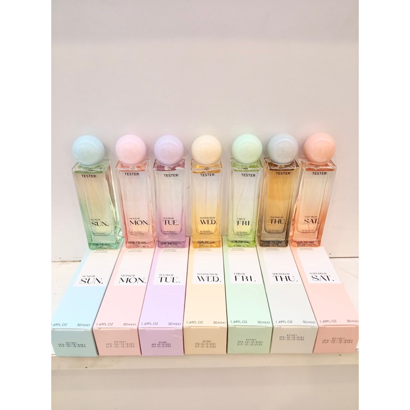 Jual MINISO PARFUM WANITA MY WEEKDAY WEEKEND PERFUME WOMEN'S EAU DE ...