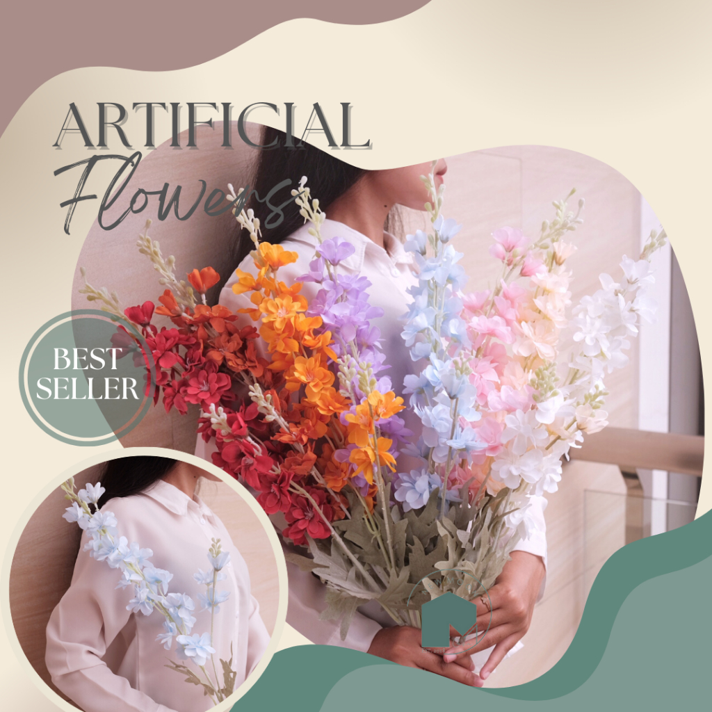 Jual Bunga Artificial flower snapdragon latex premium imitasi 4 cm ...
