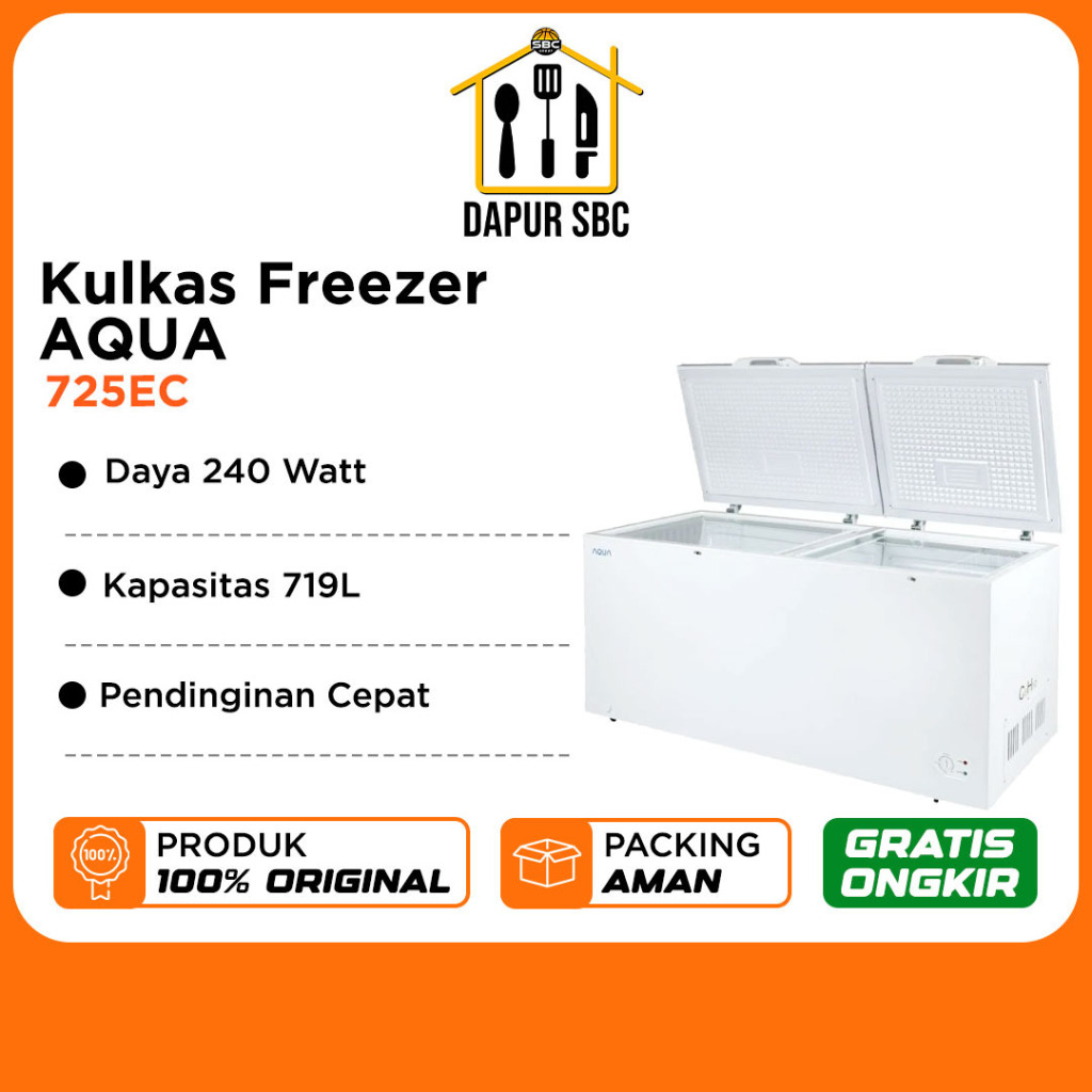 Jual Freezer Box AQUA 725EC Kapasitas 719lt | Shopee Indonesia