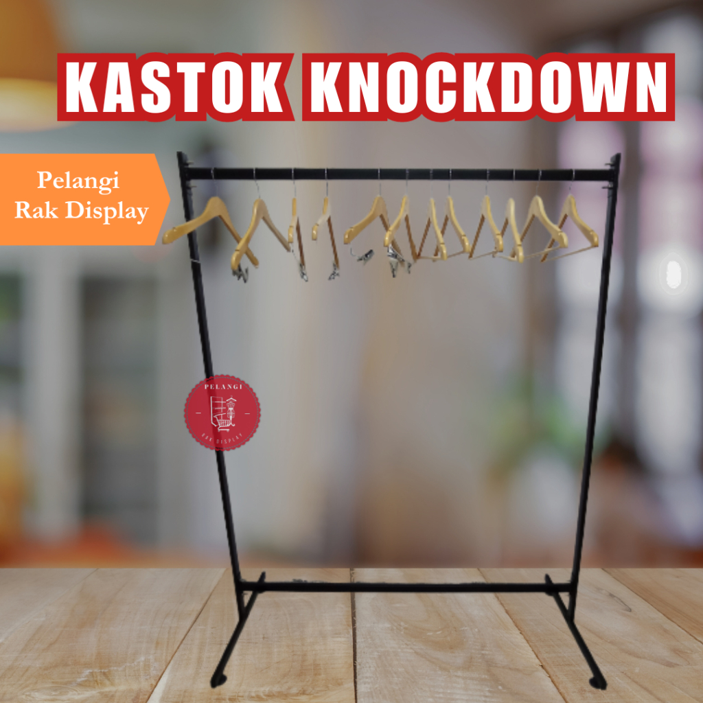 Jual GAWANG PK/GAWANG BAJU/GANTUNGAN KNOCKDOWN/KASTOK BAJU /RAK BAJU ...