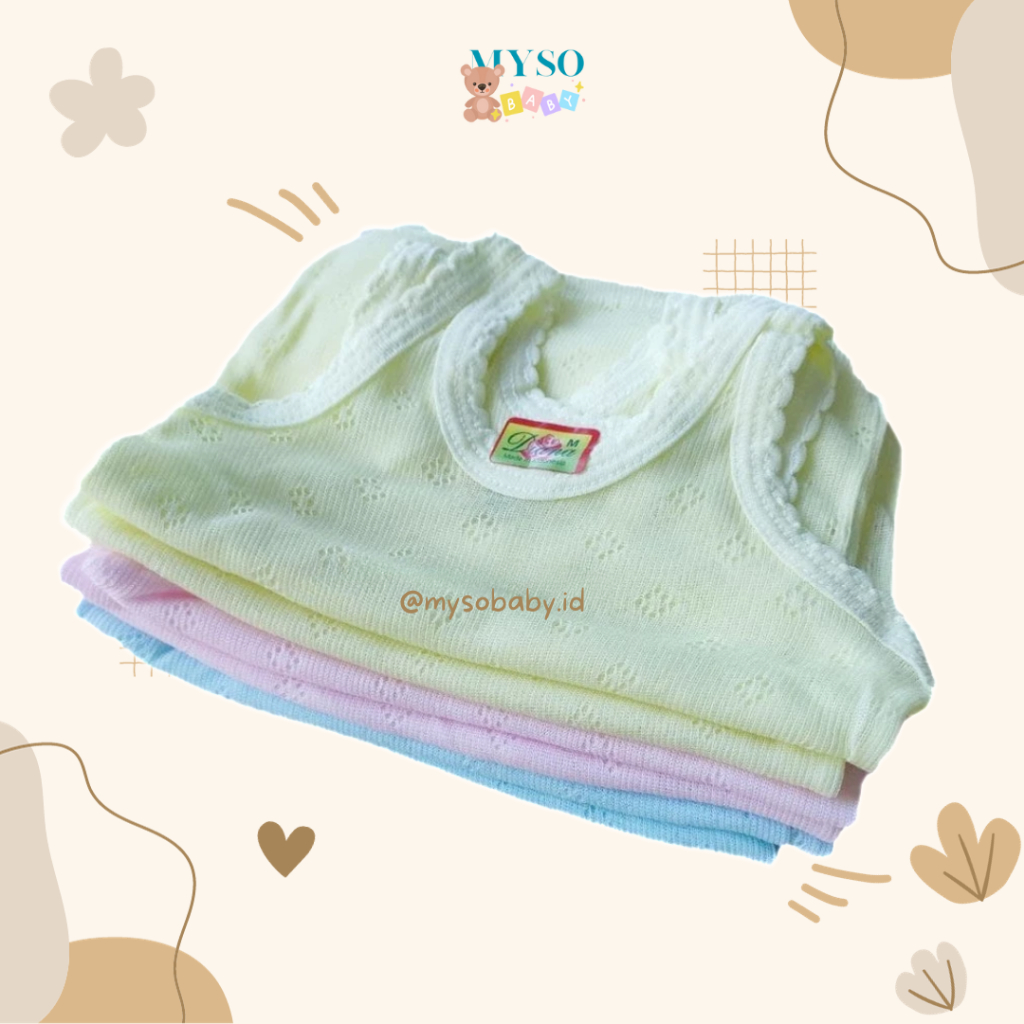 Jual Singlet bayi dan anak Diana warna putih dan multi warna / Kutang ...