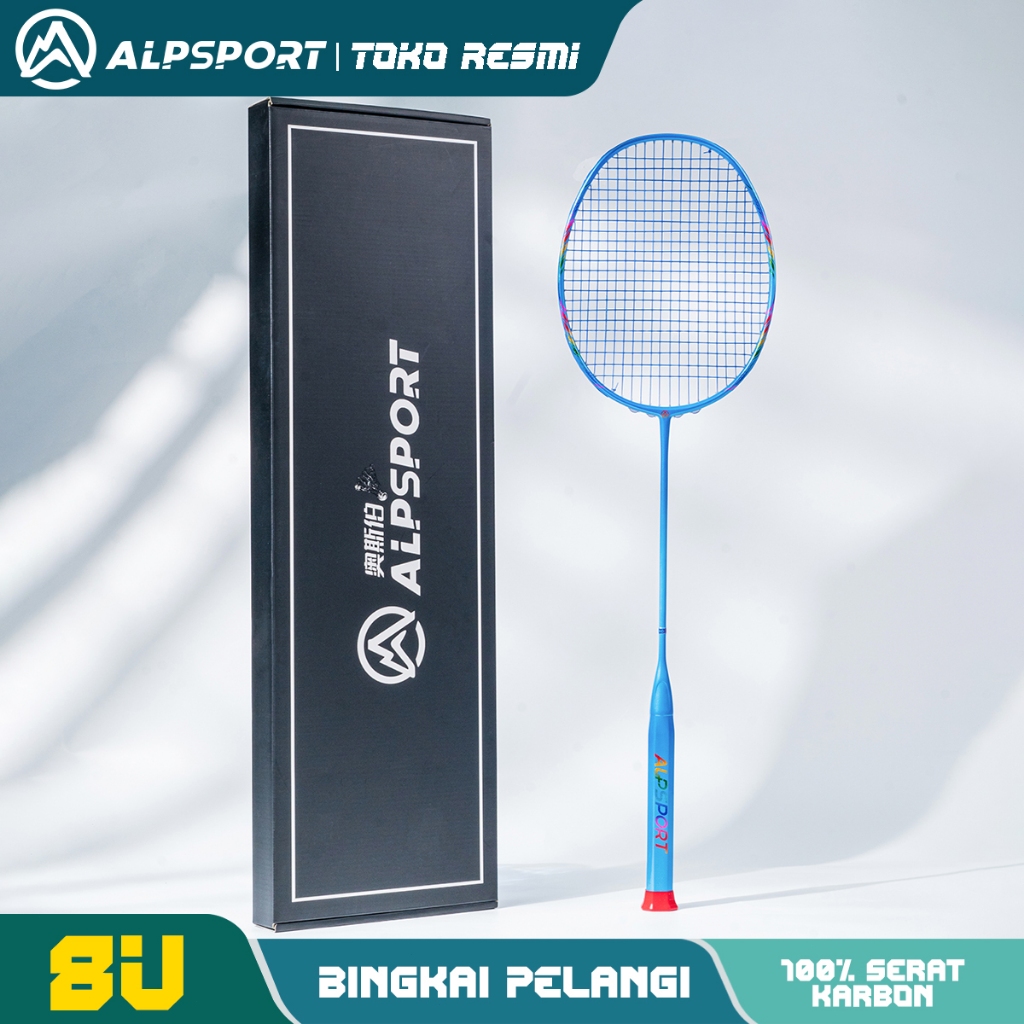Jual ALPSPORT RR【2Raket + Tas】4U G5 100% Serat Karbon Penuh Desain Asli ...