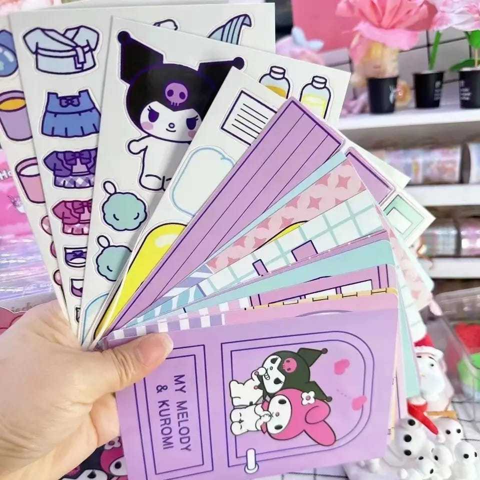 Jual Quiet Book Sanrio DIY/Sanrio Quiet book Cinnamoroll Kuromi Melody ...