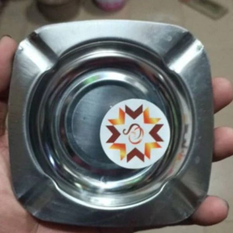 Jual ASBAK ROKOK BAHAN STAINLESS/ASBAK STAINLES MURAH/ASBAK KALENG ...