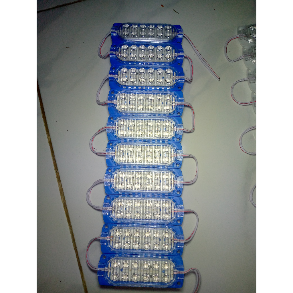 Jual Modul Lampu 12v 24v Ultrasonic LED 12 Mata 12W 12Volt 24Volt ...